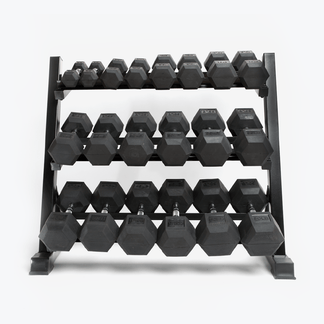 Hex Dumbbell Set With Dumbbell Rack | Montreal Weights