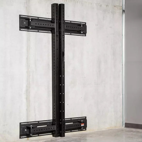 Foldable Wall Mounted Power Rack - Squat Rack & Pull Up Bar – Montreal ...